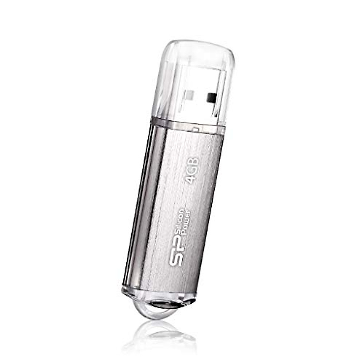 Silicon Power Ultima II-I Series USB 2.0 4 GB Flash Drive - SP004GBUF2M01V1S (Silver)