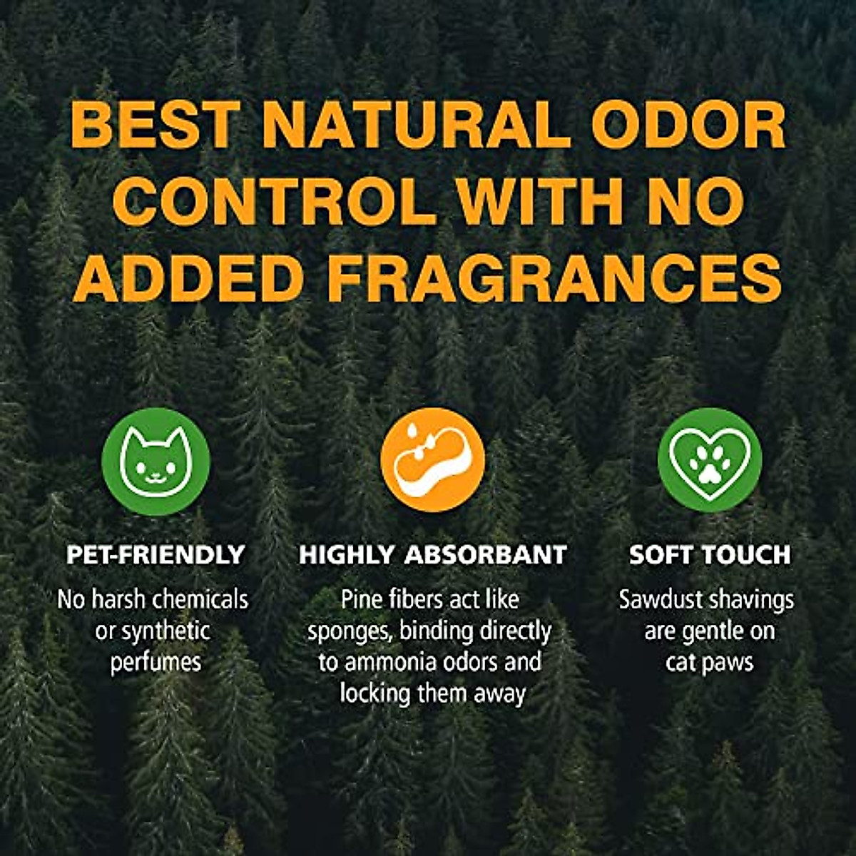 Feline Pine Platinum Non-Clumping Cat Litter 18lb.