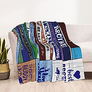 Big Brother Gift | Birthday Gifts for Brother | Gift for Adult Brother Blanket | Brother Gifts from Sister | Graduation Gifts Throw Blankets 60"x 50" (To My Brotaher, 60" X 50" Brother Blankets)