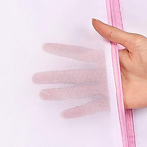 Qianchengda Trading Co., Ltd. Mesh Laundry Bags for Washing Machines, Clothing Wash Bags with Zips, Travel Storage Clothes Laundry Bags for Delicates, Bra, Underwear, Blouse, Stocking, 8 Pack