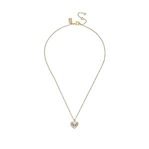 Coach Women's Heart Pendant Necklace