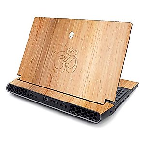 MightySkins Skin Compatible with Alienware Area-51M 17" (2019) - Bamboo Ohm | Protective, Durable, and Unique Vinyl Decal wrap Cover | Easy to Apply, Remove, and Change Styles | Made in The USA