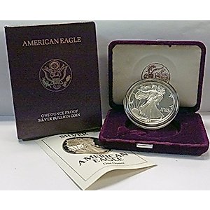 1991 S American 1 oz. Silver Eagle Dollar Proof US Mint