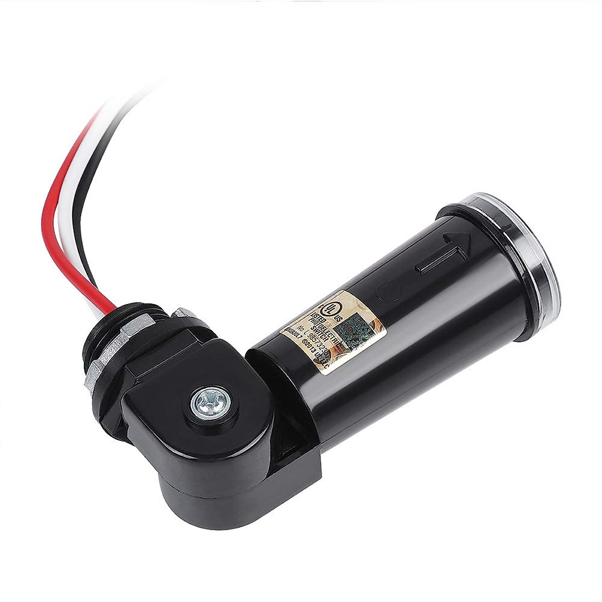 Sonew Photoelectric Switch Sensor 120V Photocell Dusk to Dawn Button Photo Control Eye Switch Flush Mount