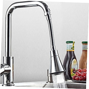 OSALADI Faucet Nozzle Faucet Extension Adapter Sink Faucet Extender Water Saving Aerator Tap Shower Faucet Utility Sink Faucet Shower Extender Bathtub Faucet Extender Lengthen Spout