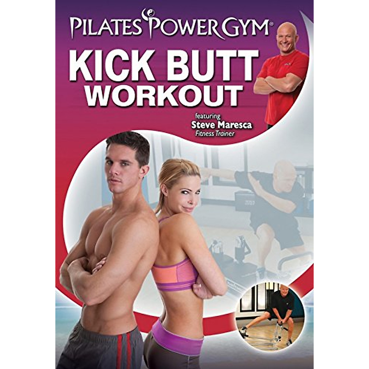 Pilates Power Gym 'Extreme' 10 DVD Celebrity Trainer Set Featuring Kristin McGee, Steve Maresca, Marlo Fisken and More