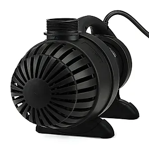 Aquascape 91018 AquaSurge 3000 GPH Submersible Pump,Black & Dual Union Check Valve 2.0 for Pond, Waterfall and Water Feature Pumps | 48026