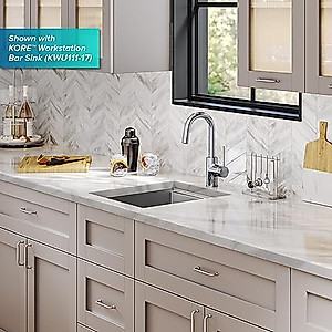 KRAUS Oletto Single Handle Kitchen Bar Faucet in Chrome Finish, KPF-2600CH