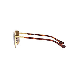 Persol PO2494S Square Sunglasses, Gold/Brown Gradient Polarized, 53 mm