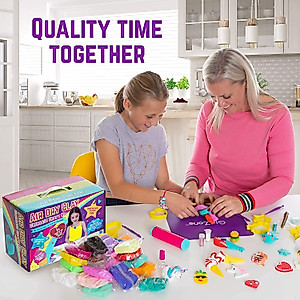GirlZone Air Dry Clay Ultimate Craft Kit, Over 100 Piece Kids Modeling Clay Set, Air Dry Clay for Kids with No Baking Required, Arts & Crafts for Girls Age 3+ (Regular Size)