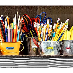 6 Multi-Color +2 Black Replace Label Compatible for Brother P-Touch Tze Label Tape