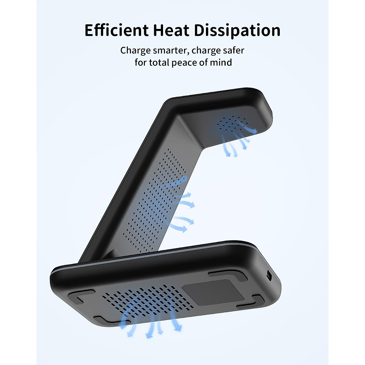 Wireless Charger for Samsung&Android: JoyGeek 3 in 1 Charging Station for Galaxy Watch5 Pro/4/3/Active2/1 - Phone Charger Stand for S23 Ultra/S22/S21/S20/Note 20, Z Fold&Flip Series, Buds2 Pro