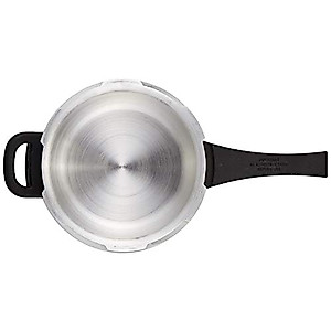 Prestige PRDAH3.3 Deluxe Plus 3.3-Liter New Flat Base Aluminum Pressure Handi for Gas and Induction Stove, Small, Silver