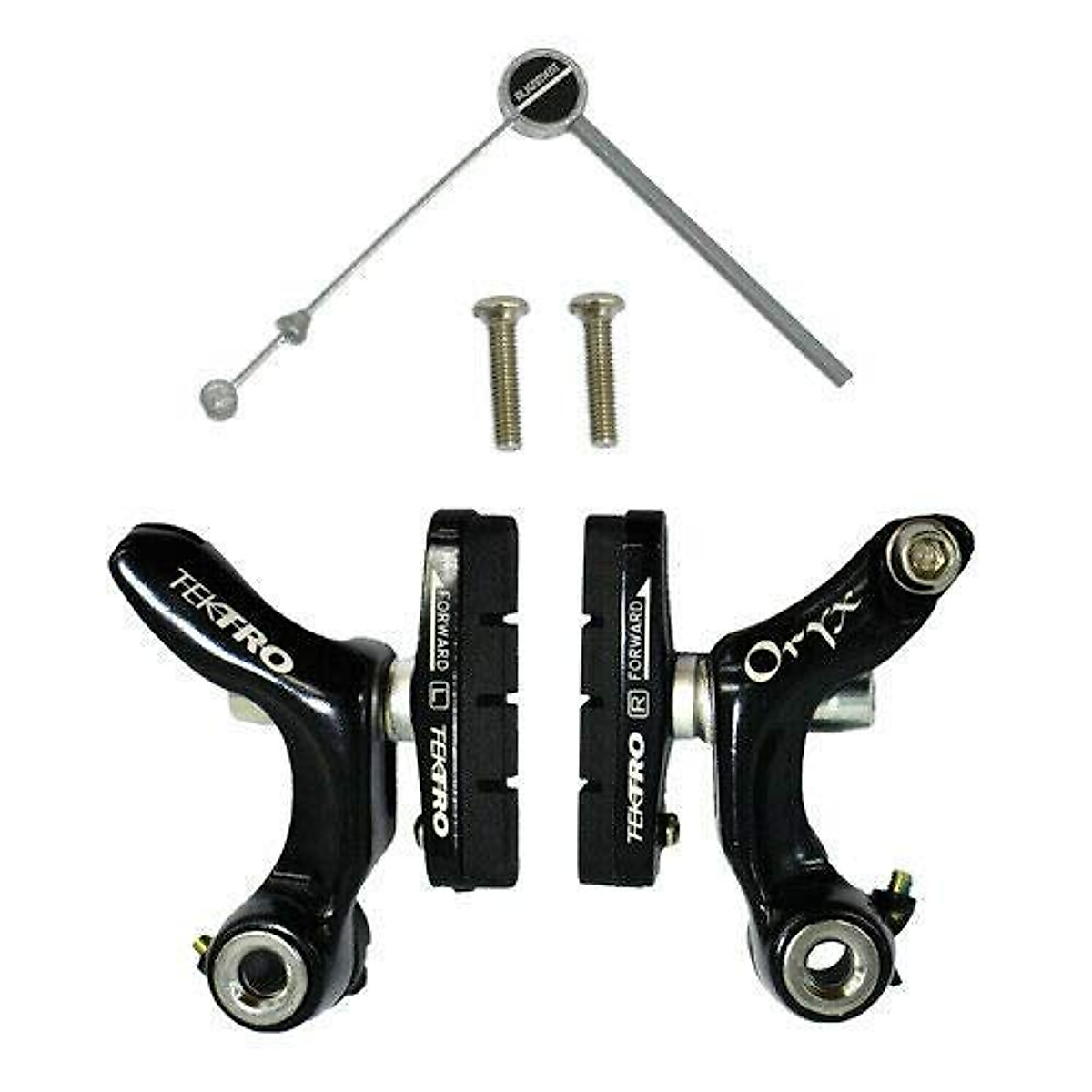TEKTRO Oryx 992AG Cyclocross Cantilever Bike Brake Set, Front and Rear, Black, MH1811