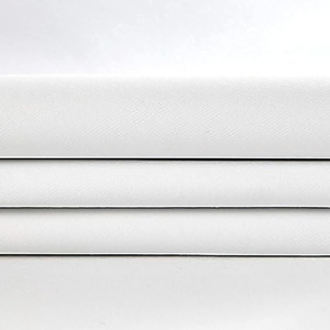 Roc-lon 54 Inch Budget Blackout Drapery Lining, White Cut by The Yard