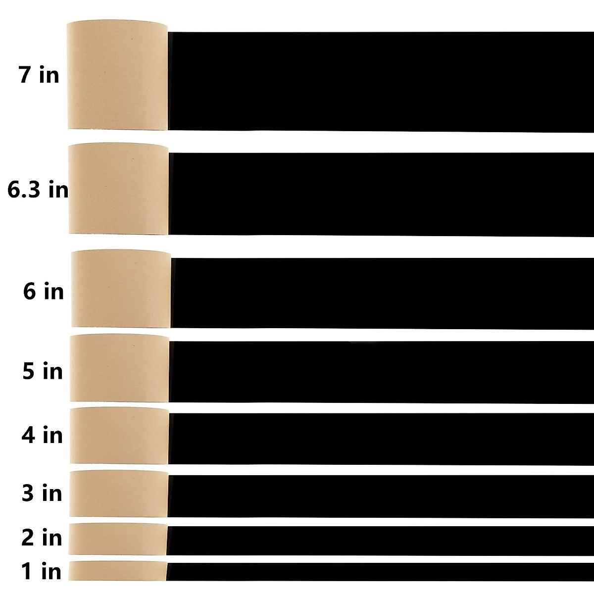 Mesheshe 1 in x 16ft Self Adhesive Polyester Felt Tape, Thick Velvet Self-Stick Felt Strip, Flocking Felt Tape Roll for DIY, Projector Screen Felt Tape Border Absorbs Light, Brightens Image (Black)