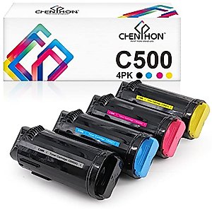 CHENPHON Remanufactured Xerox VersaLink C500 C505 Toner Cartridge Replacement for Xerox 106R03862 106R03863 106R03864 106R03865 for Xerox C500 C500N C500DN C505 C505S C505X Printer (KCMY 4-Pack)