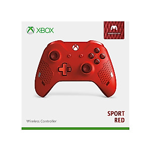 Microsoft Xbox Wireless Controller - Sport Red Special Edition, Bluetooth, Windows 10 Compatible, 3.5mm Headset Jack
