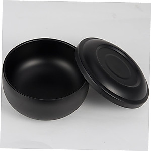 Containers with Lids 1pc Shaving Foam Bowl Hair Shaver for Men Travel Shaver Travel Container Shaving Mug Shaving Scuttle Mug Shaving Accessory Simple Shaving Bowl Soap Bowl Man