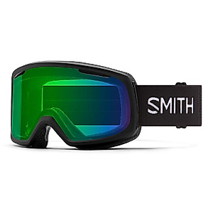 SMITH Riot Snow Goggle - Black | ChromaPop Everyday Green Mirror + Extra Lens