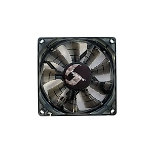 Bgears 90 mm 2 Ball Bearing High Speed High Performance Fan, Translucent Black (b-PWM 90 Black 2ball)