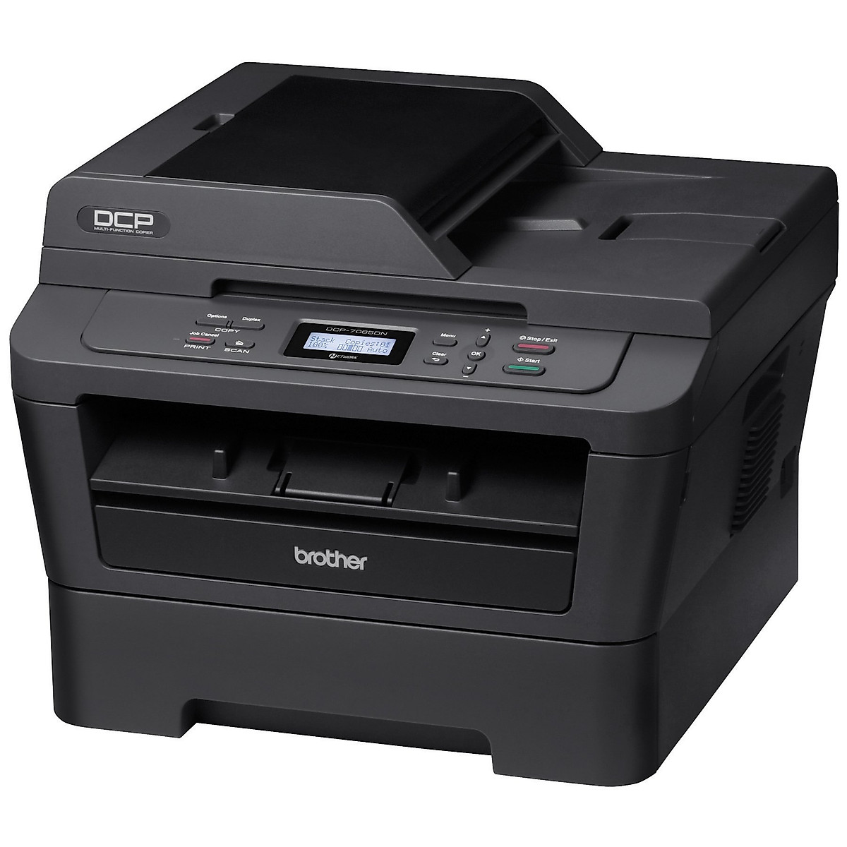 Brother DCP-7065DN Monochrome Laser Multi-Function Copier with Duplex Printing and Networking