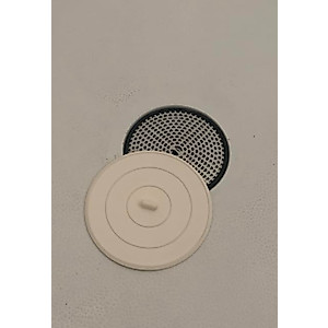 Rocky Mountain Goods Flat Rubber Drain Stopper for Sink, Tub and Shower - Flat Suction Style - 5” wide for most drains