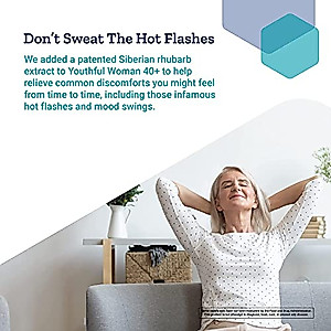 Life Extension Youthful Woman 40+ with B-Complex - Vitamin B Supplement for Women - Thiamine, Riboflavin, Niacin, Vitamin B6, Vitamin B12, Siberian Rhubarb + more - Gluten Free, Vegetarian - 30 Tablet