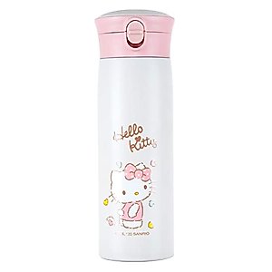 Everyday Delights Sanrio Hello Kitty Stainless Steel Insulated Water Bottle White 450ml