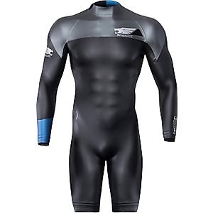 HO Syndicate Dry-Flex L/S Spring Mens Wetsuit Black/Steel Blue Sz XXL