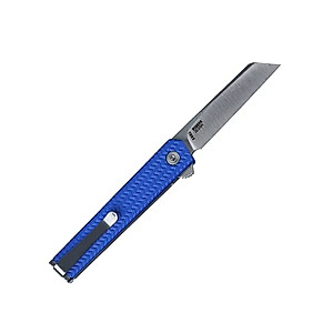 CRKT Ceo Microflipper EDC Folding Pocket Knife: Gentleman's Knife, Everyday Carry, Liner Lock, Aluminum Handle with Deep Carry Pocket Clip 7083