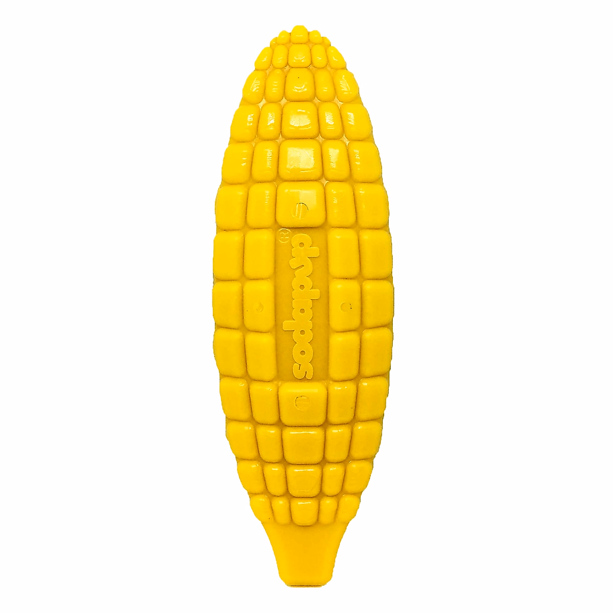 SodaPup Corn on The Cob – Durable Dog Chew Toy Made in USA from Non-Toxic, Pet Safe, Food Safe Nylon Material for Mental Stimulation, Clean Teeth, Fresh Breath, Problem Chewing, Calming Nerves & More