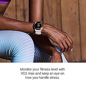 Garmin vívoactive 3 GPS Smartwatch - White & Stainless (Renewed)