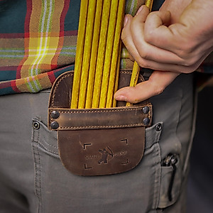 Shatterproof Archery Grab n GO Pocket Quiver for Archery (Brown) Pocket Quiver