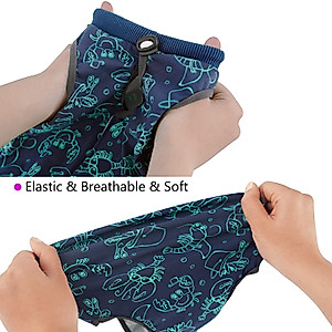 kzrfojy Cat After Surgery Recovery Suit / Onesie for Surgical Abdominal Wound Or Skin Diseases E-Collar Alternative Wear Cat Neutering Bodysuit Wear (Dark-Blue-M)