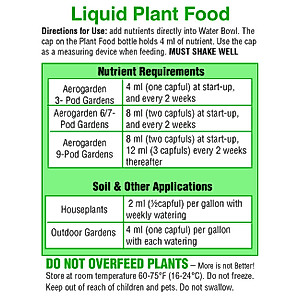 EZ-gro Gourmet Herb Seed Pod Kit (7 Pod) - Compatible with Most Hydroponics Growing System Indoor Garden - Pre-Seeded Seed Pods for Hydroponic Garden - 4 oz Hydroponic Nutrients