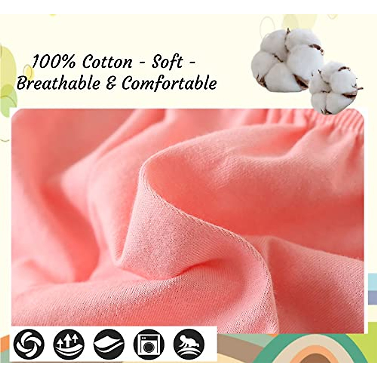 Diaper Cover - Baby Bloomers, Diaper Covers for Toddler Girls, Underwear 2-3T