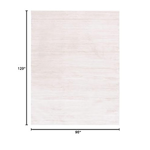 Unique Loom Uptown Collection Area Rug - Madison Avenue (8' x 10' Rectangle, Beige/ Light Brown)