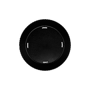 G.E.T. RB-892-BK-EC Round Serving Basket with Base, 9", Black (Set of 4)