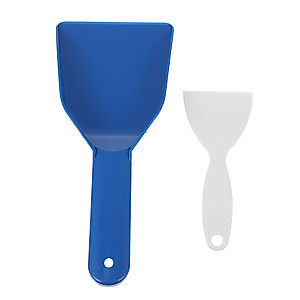 YARNOW 2pcs Snow Blower Fridge Ice Shovel Fridge Ice Scraper Fridge Ice Removal Tool Refrigerator Snow Shovel Freezer Ice Defrost Shovel Hand Squeegee Freezer Shovel Pp Household Spatula