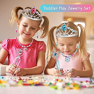 Princess Dress Up Girls Toys, Toddlers Pretend Play, Little Girls Role Play, Kids Jewelry, Princess Accessories Shoes, Girl Toys Age 3 4, Girls Gifts, Birthday Gifts for 3 4 Year Old Girls