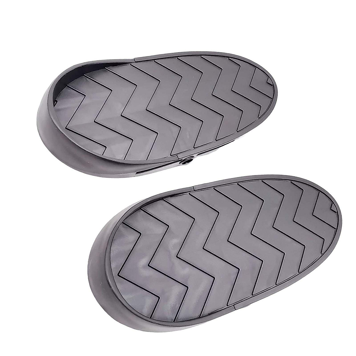 Set of 2Pcs Rowing Machine Foot Pedals 11.8x5inch Replacements Practical Easily Assembled and Store Fitness Equipment Accessories Anti Slip