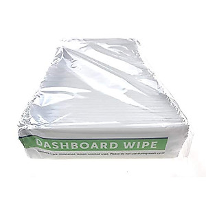 UTowels Individually Sealed Large Dashboard Wipes Perfect for Cleaning Leather, Glass, Dust Off Dashboards and Steering Wheels (100)