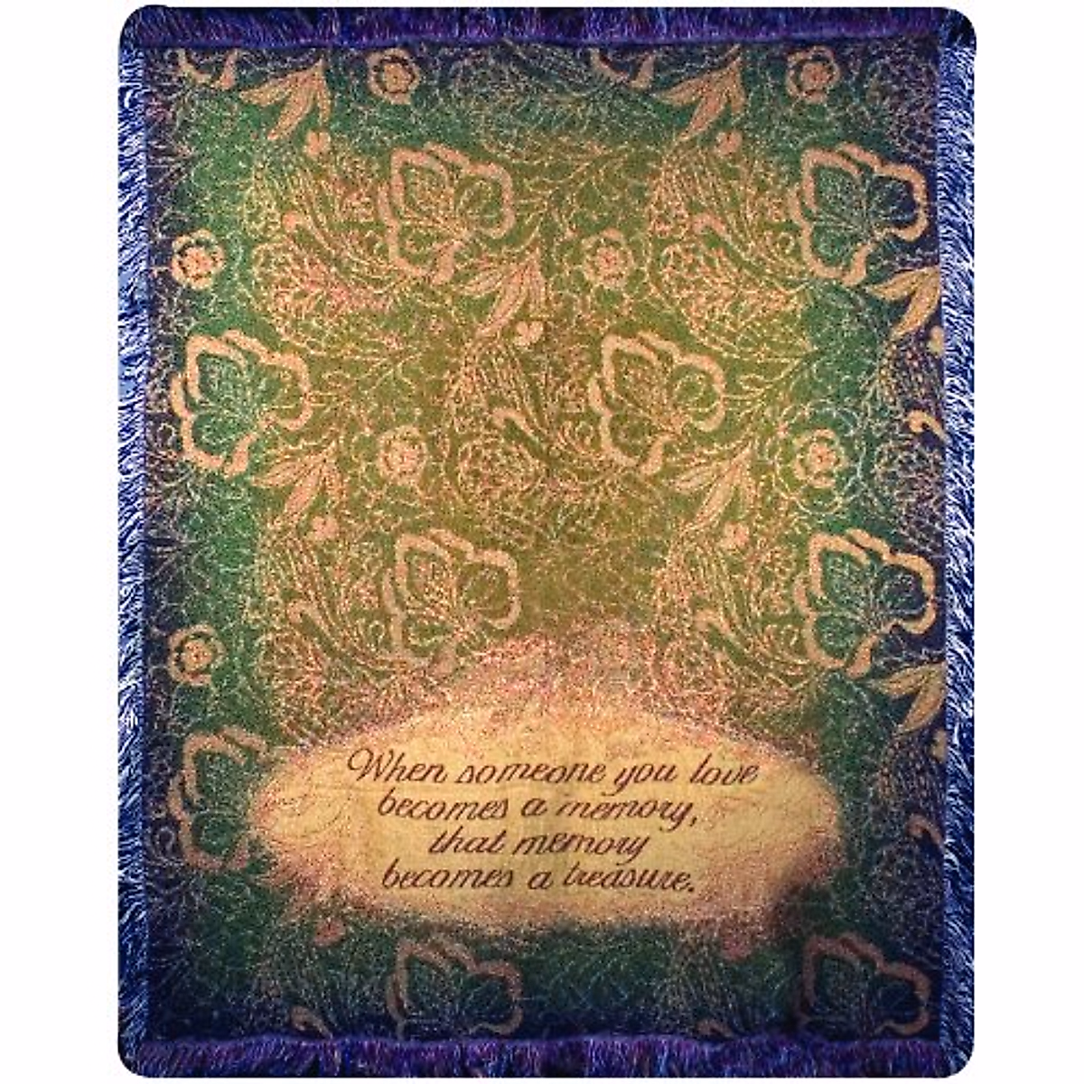 Manual Memorial 50 x 60-Inch Tapestry Throw, When Someone You Love