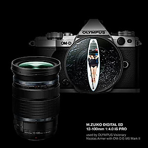 OM SYSTEM OLYMPUS M.Zuiko Digital ED 12-100mm F4.0 IS PRO For Micro Four Thirds System Camera, High Magnification Zoom lens, Weather Sealed Design, MF Clutch, L-Fn Button