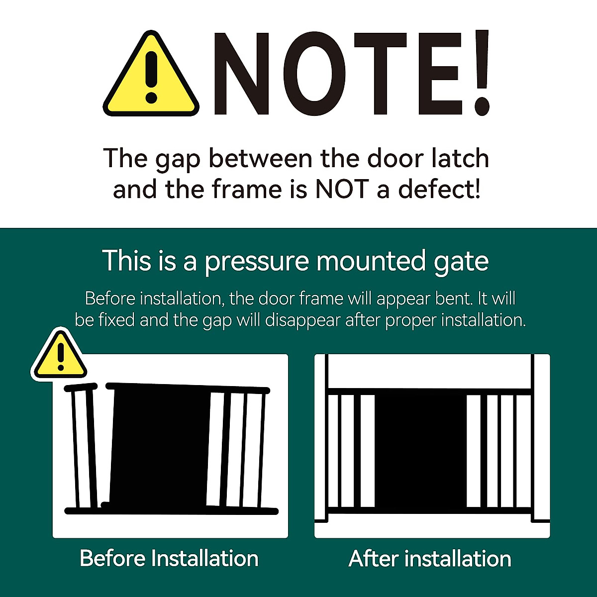 Babelio Baby Gate/Pet Gate for Stairs & Doorways, 29"-40" Dog Gate with Door, Pressure Mount, Auto Close w/Wall Protectors & 2 Extenders, 30" Tall