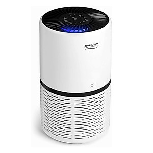 Blue Blower Professional Air Purifier, Dust Removing Air Purifier, HEPA Filter with UV-C Technology, High-Density Air Filter for Office, Living Room, Bedroom, Kitchen, 4-Stage Filtering System