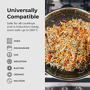 Black Cube Quick Release Cookware Fry Pan, 11-Inch