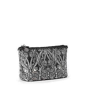 Sakroots Womens Essential Medium Pouch in Coated Canvas, Black & White Soulful Desert, One Size US