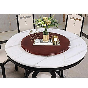 Round Wooden Turntable, 24-44inch, For Kitchen Dining Table, Rotating Serving Tray, Heavy Duty Lazy Susan, Not Hurt The Hands